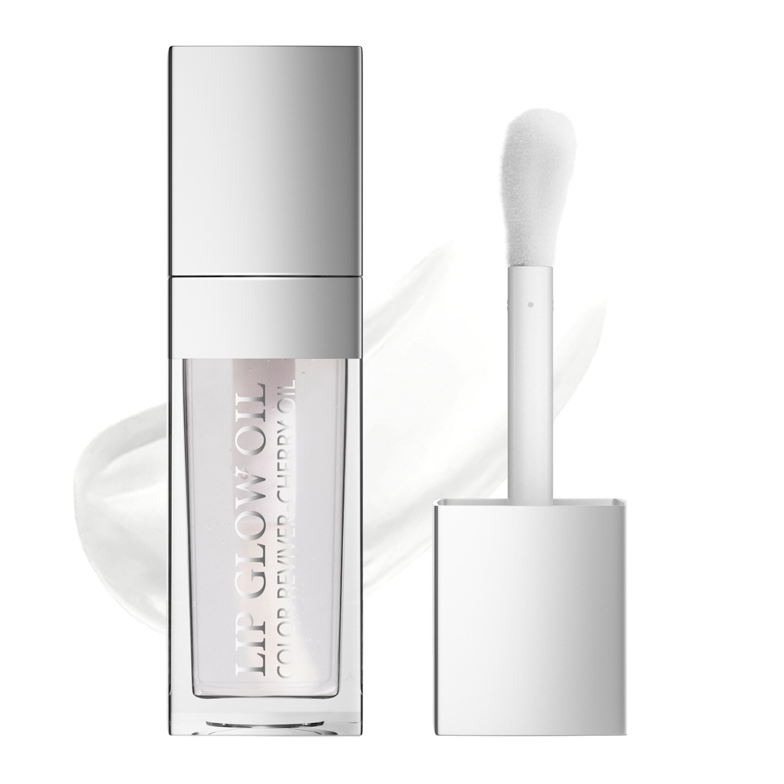 Увлажняющее масло для губ, прозрачный увлажняющий блеск для губ, наполняющий блеск для губ с большой щеточкой, не липкий, долгоиграющий, питательный, тональный бальзам для губ для ухода за губами и сухими губами.