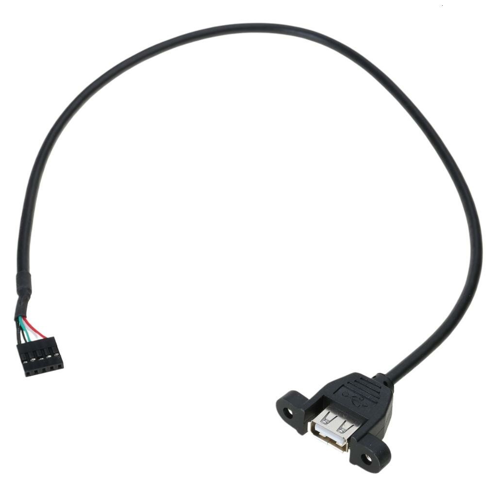 USB 2.0 Panel Mount to 5Pin IDC Header