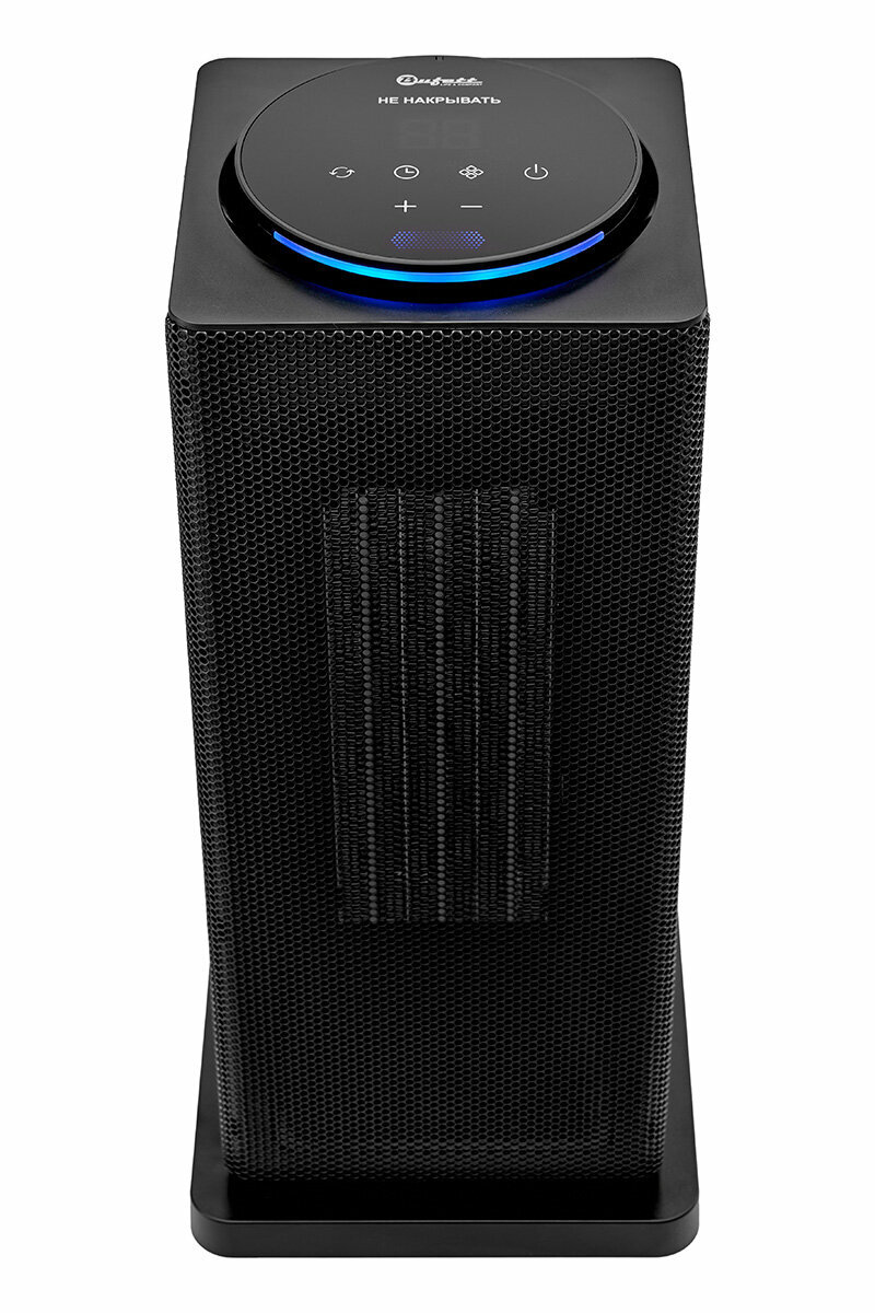 Обогреватель электрический Bufett DHT 905 с подъемным дисплеем, 2000Вт, черный, 640905