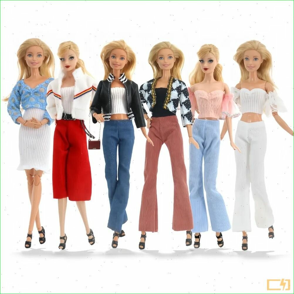 Куклы Одежда(Barbie )/ Одежда для Барби/Подходит для 30CM куклы Барби ,6шт