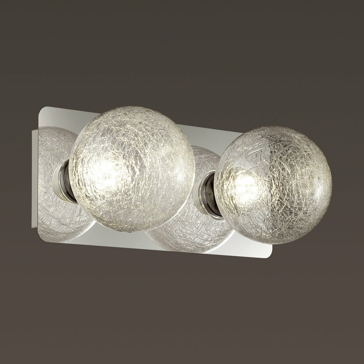 Бра настенное цвет хром, цоколь LED 2*3.5W, LUMION BERTHA 4596/7WL