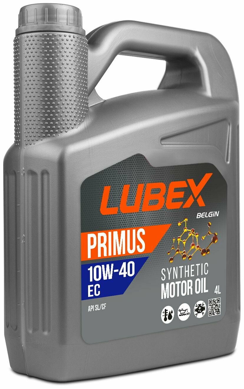Масло синтетическое LUBEX PRIMUS EC 10W-40 4л