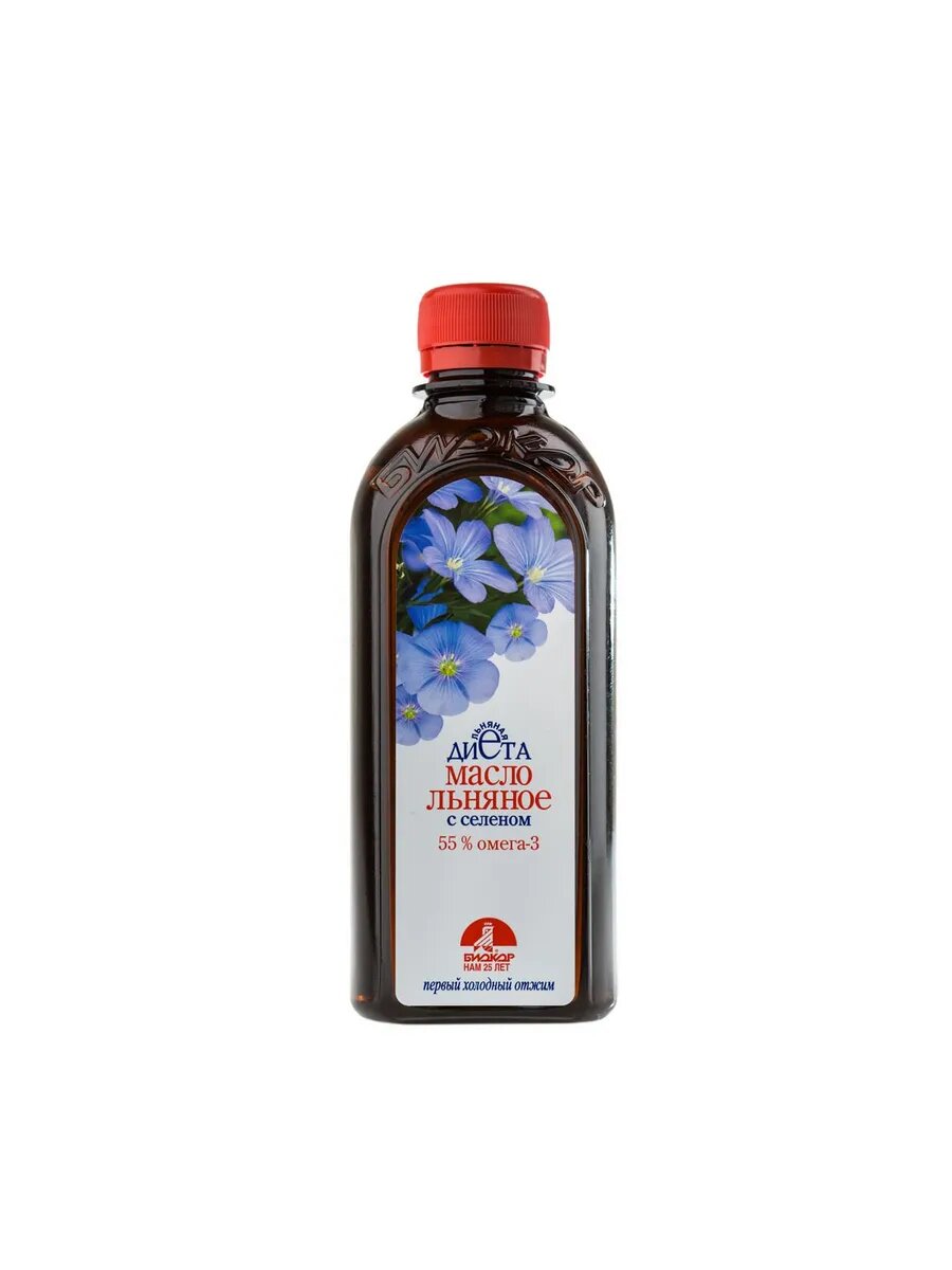 Масло льняное с селеном, масло для приема внутрь, 250 мл, 1