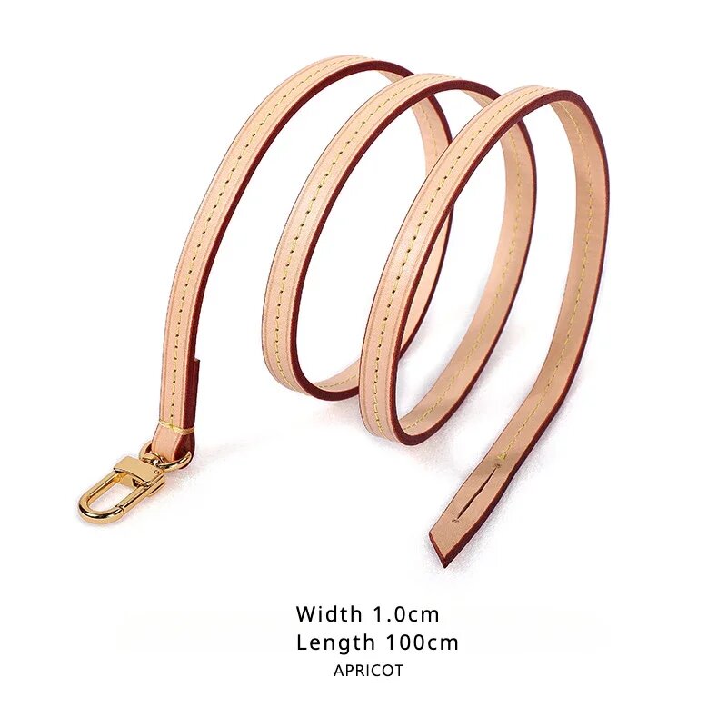 Сумка-кошелек из натуральной кожи для LV Neverfull Коричневый, Apricot 1CM 100CM