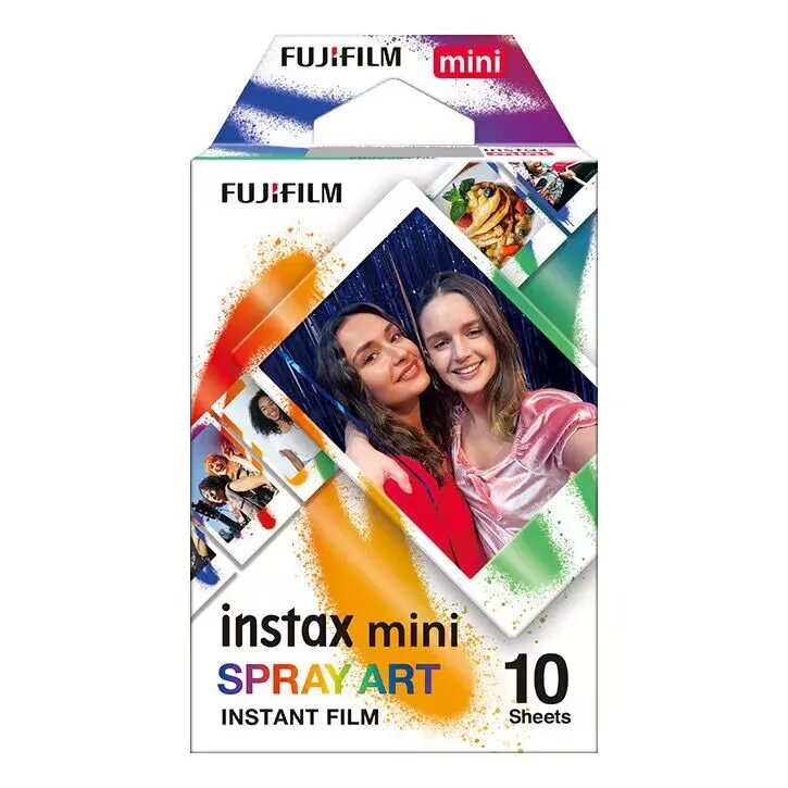 Fujifilm Instax Mini Spray Art, цветная пленка, 10 листов
