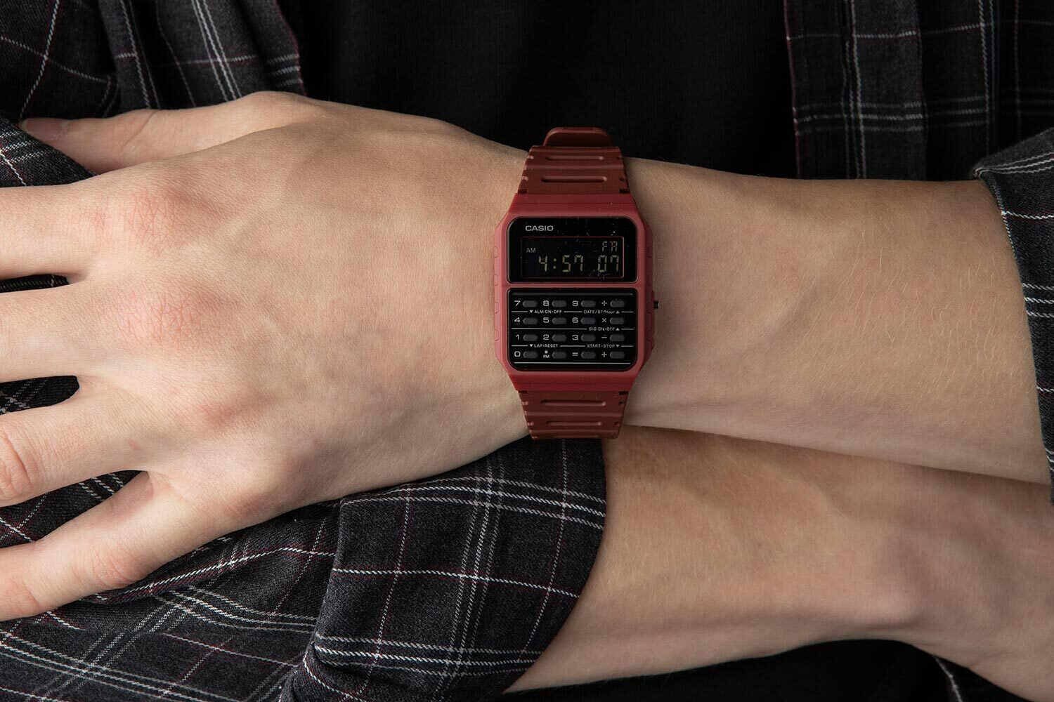 Наручные часы CASIO Vintage, burgundy — фото 1