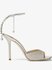Босоножки JIMMY CHOO Saeda 100, размер 36, золотистый