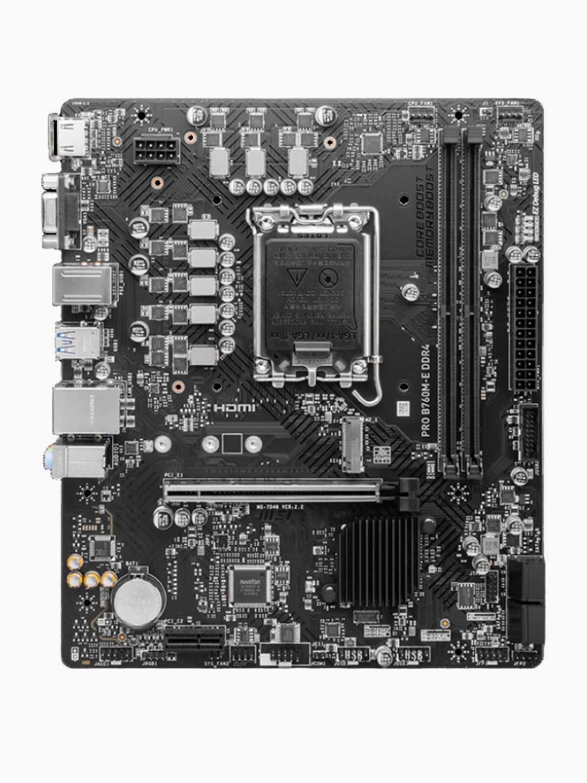 Материнская плата MSI PRO B760M-E DDR4