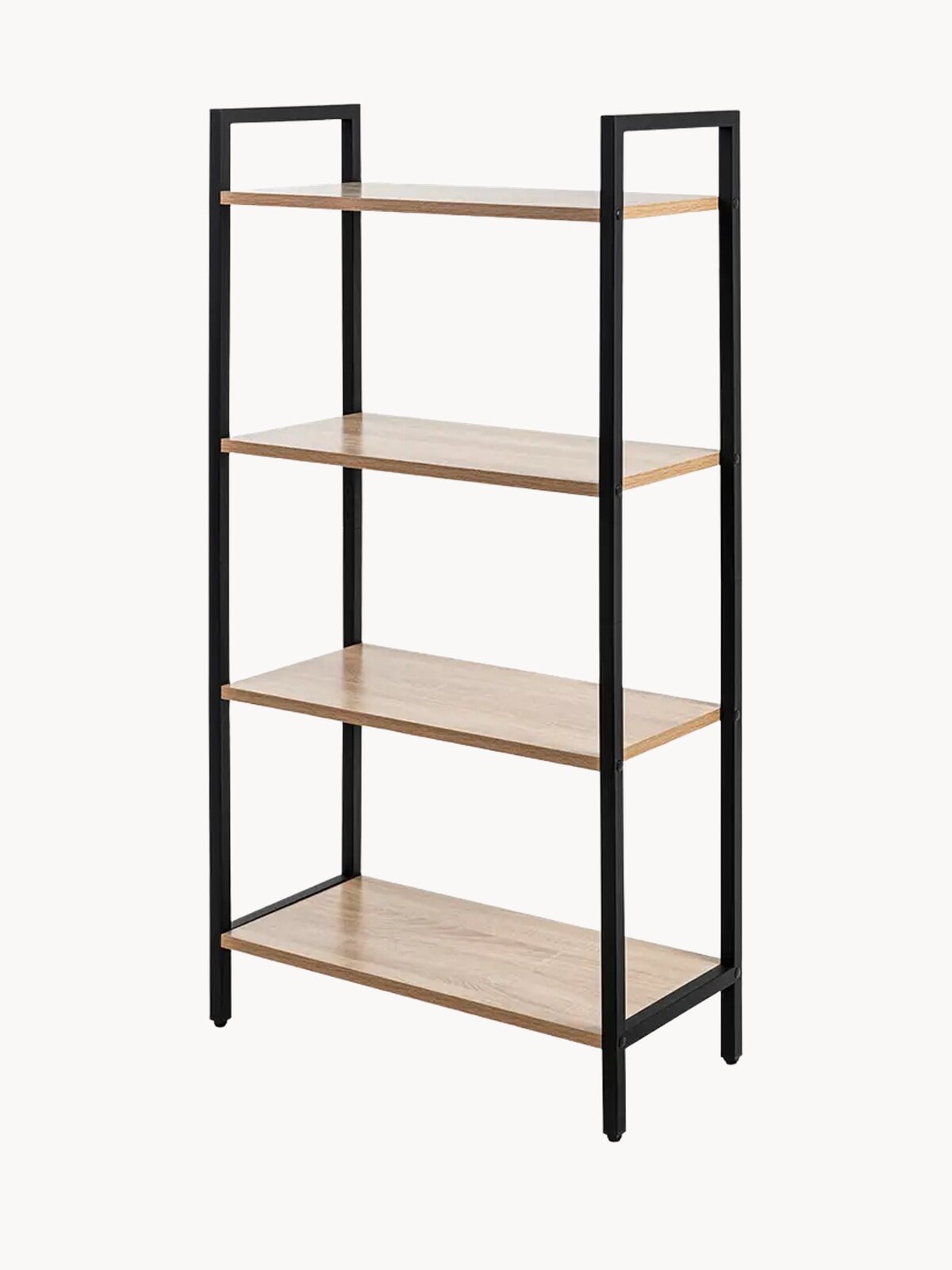 Стеллаж лофт металлический напольный для гостиной