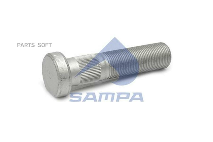 75100 SAMPA Шпилька колеса SAF (M22х1.5х93) с шлицами SAMPA