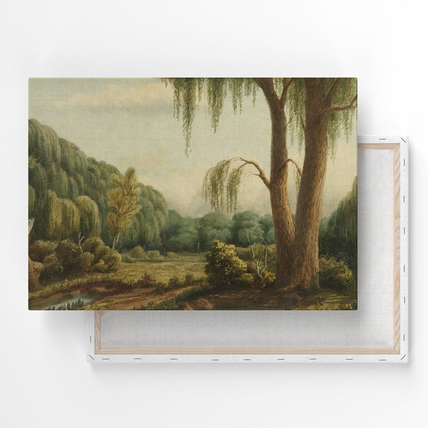 Картина на холсте, репродукция / Прилидиано Пуэйрредон - Bosque de Palermo / Размер 80 x 106 см