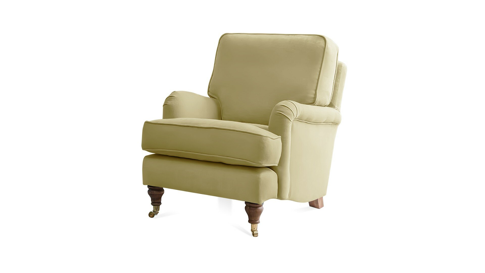 Кресло Бристоль Vivaldi 34 NEW 81x87x91 см, коричневый Велюр, нераскладной GOODFORM