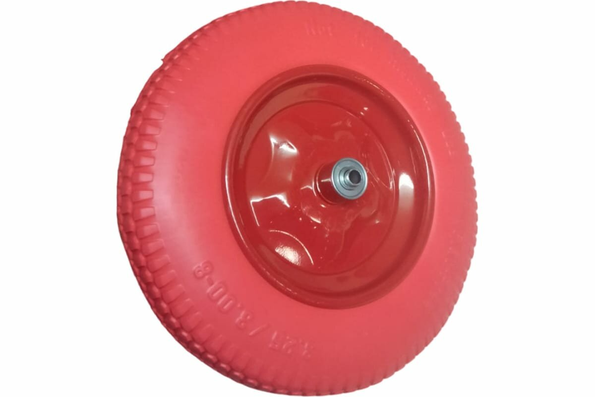 LWI Полиуретановое колесо 3.25/3.00-8, ось 12 мм, модель LWI36-12ПУ для тележек