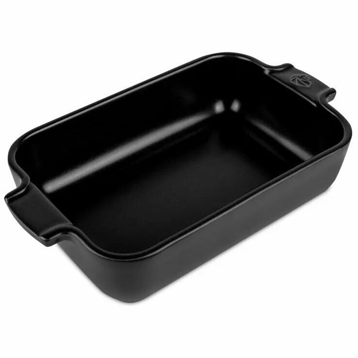 Форма для запекания Peugeot Appolia Plat four céramique rectangle noir satin 61517