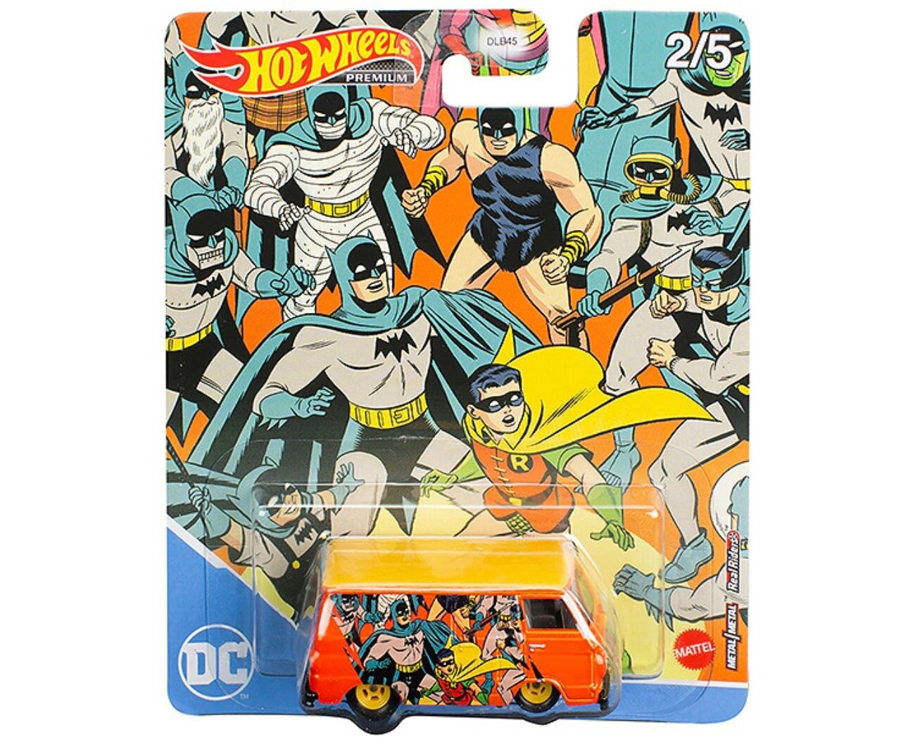 Коллекционная Premium машинка Hot Wheels '66 Dodge A100 (коллекция 2022 Pop Culture: Batman, 2/5)