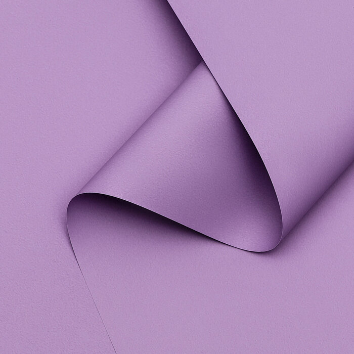 Плёнка матовая 0,5 x 10 м 65 мкм, пастельная серия, сиреневый, 7135842