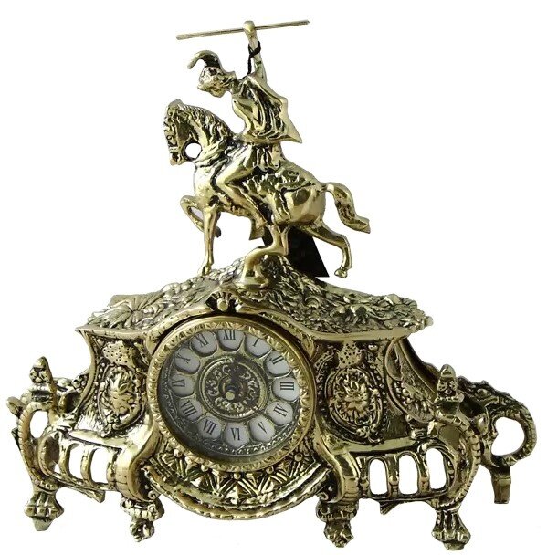 Bronza Portugal BP-27017-D Часы коша, золото