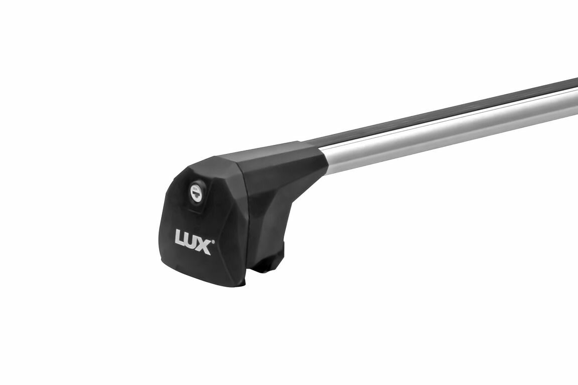 Багажник на крышу автомобиля LUX SCOUT (люкс скаут) 110 см серый на интегрированные рейлинги для Haval F7x 2019-
