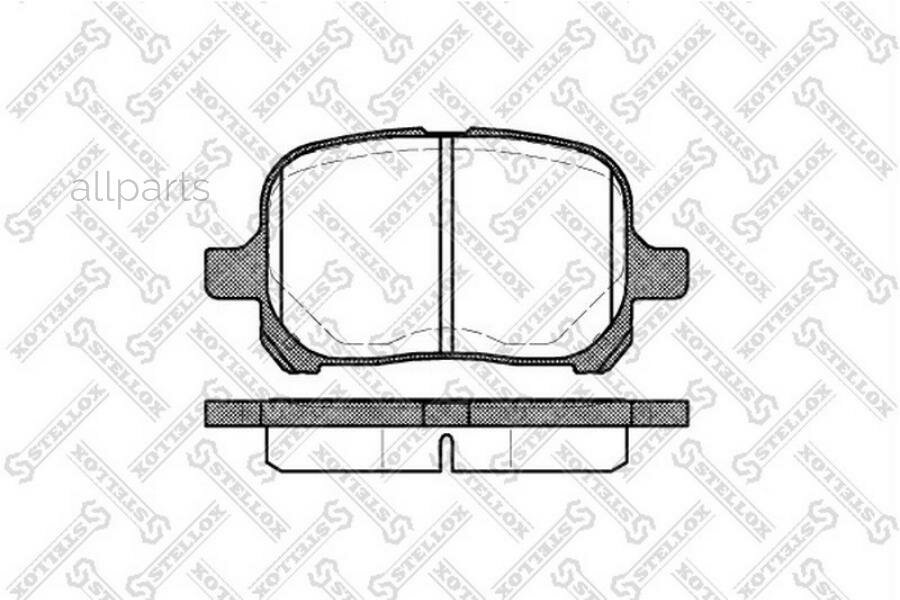 STELLOX 632000SX 621 00=224550=D2197-01 ! колодки дисковые п.\ Toyota Camry 2.2i/3.0i & 24V 96>