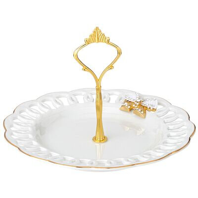 Блюдо Lefard с металл. ручкой "venezia" 20 см