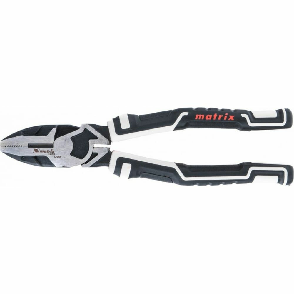 Комбинированные плоскогубцы MATRIX PRO 210 мм, усиленная система 17061