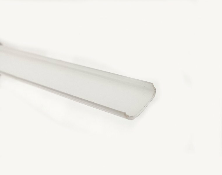 Экран матовый для светодиодной ленты PDS, MIC (2м) (пластик, белый)