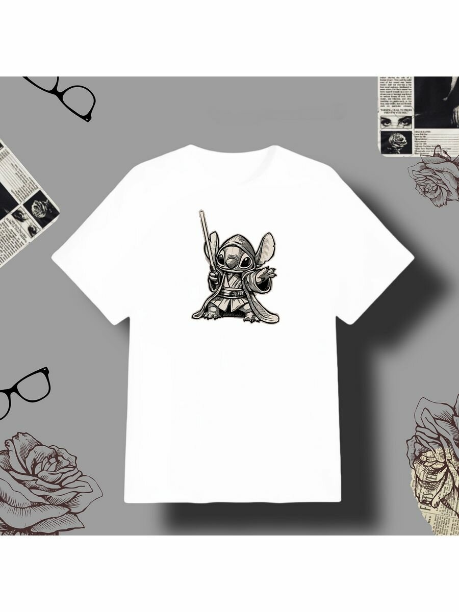 Футболка стич джедай star wars