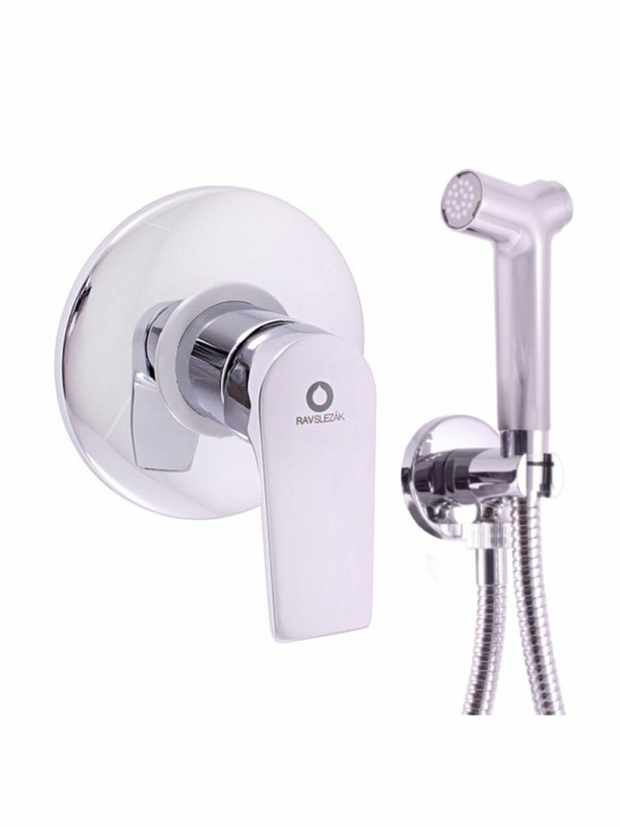 Смеситель для биде настенный, цвет хром, RAV SLEZAK, CO142