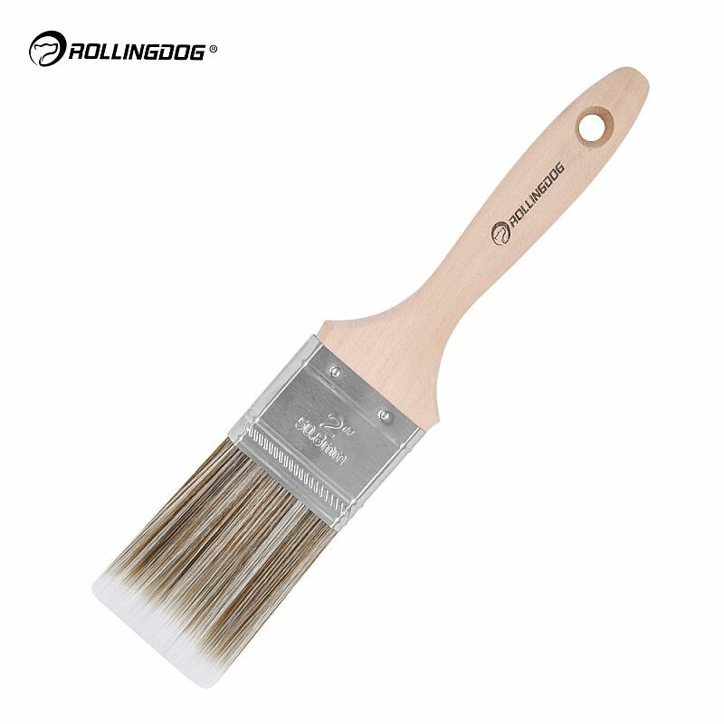 Кисть малярная Rollingdog W1000 50мм, прямой срез, синтетика, серия Professional