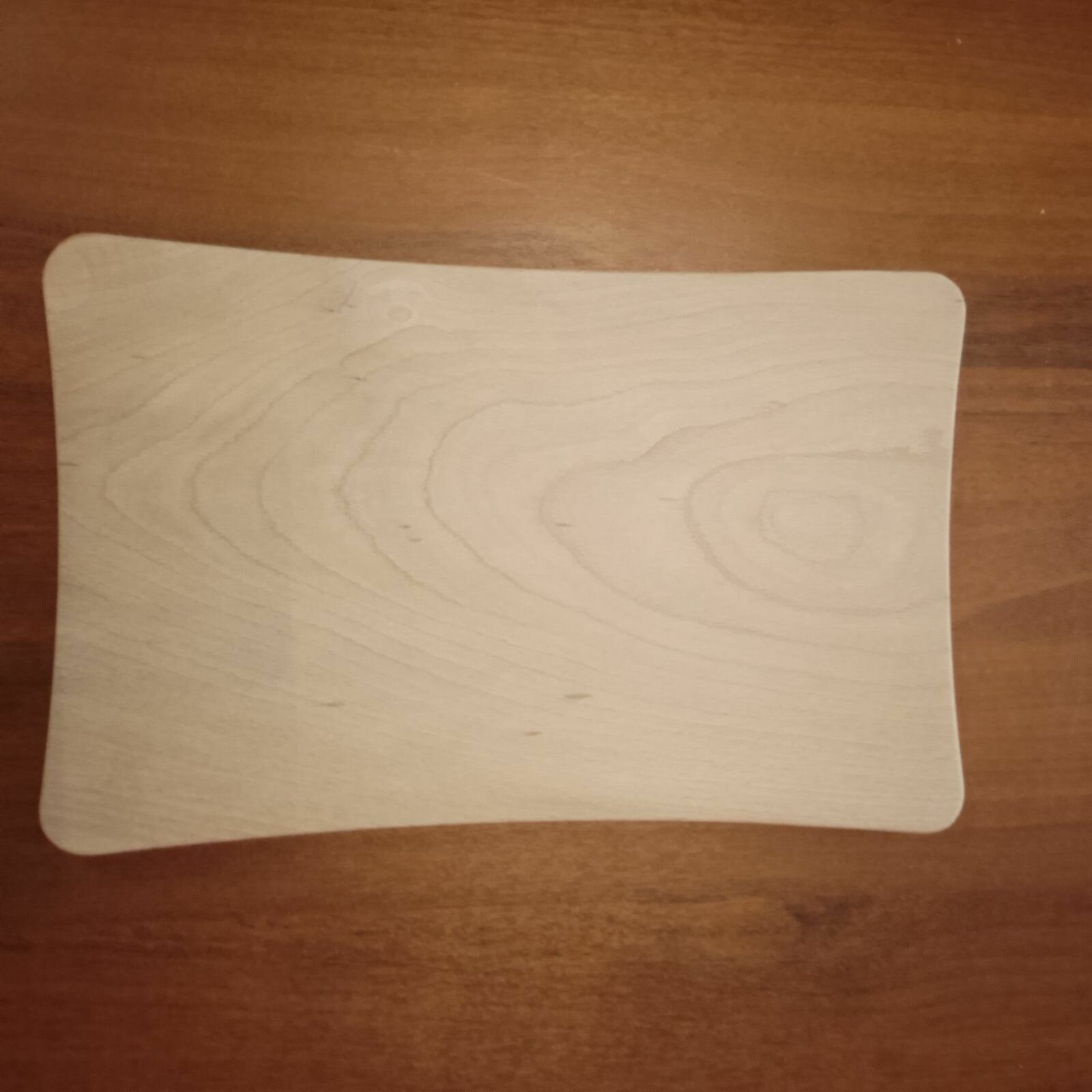 Доска сервировочная, разделочная 33-21-2 см, цельный массив бука