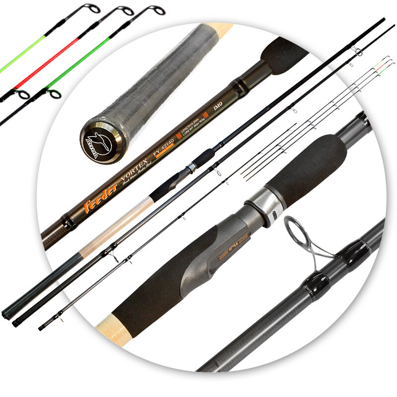 Удилище фидерное AQUA Vortex, длина 3,90 метра, тест 80 грамм