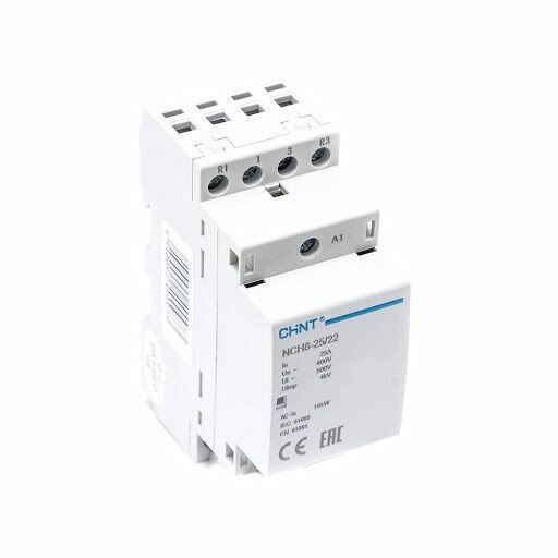 Контактор модульный NCH8-25/22 25А 2НЗ+2НО AC220/230В, 50Гц (R) Chint - CH-256091