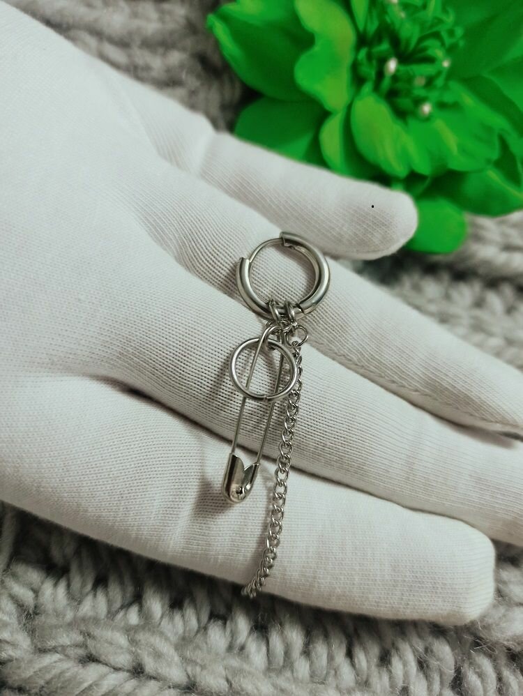 Серьги одиночные