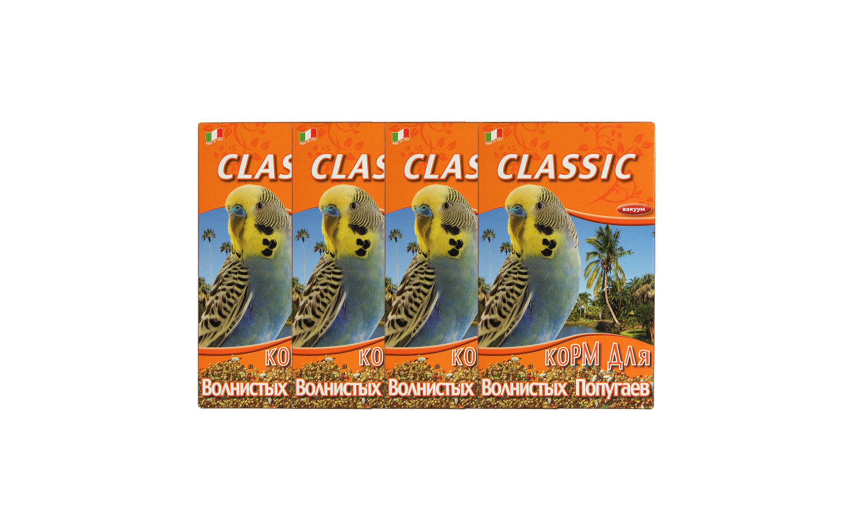 FIORY корм для волнистых попугаев Classic 800 г х 4 шт.
