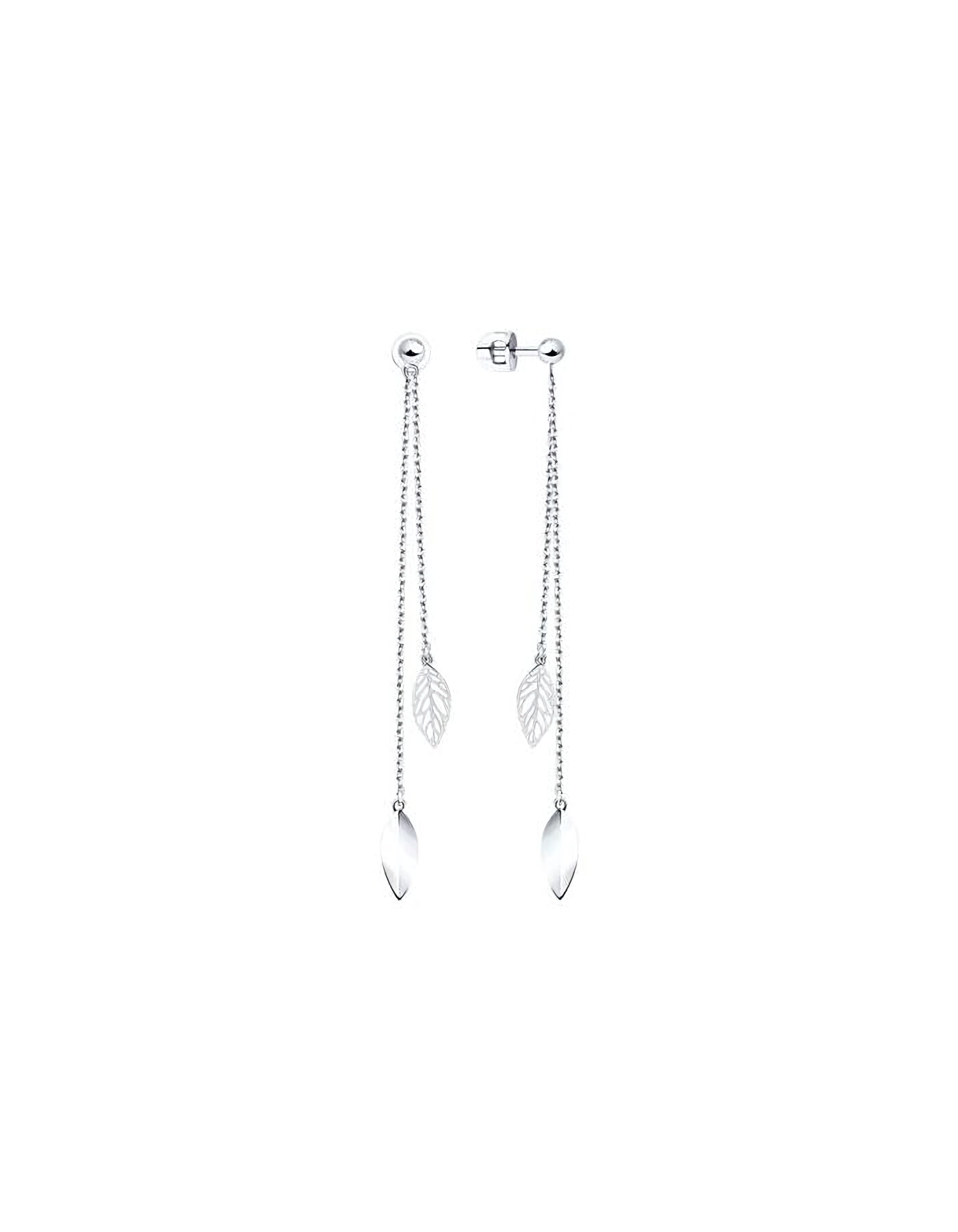 Серьги пусеты, серебро, 925 проба, родирование