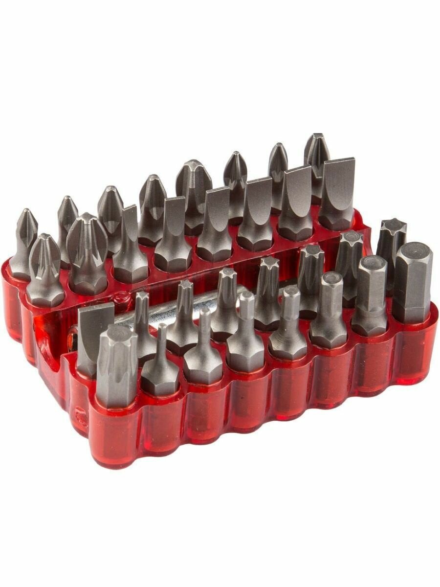 Набор кованых бит ЗУБР 26045-H33 Cr-Mo 33шт