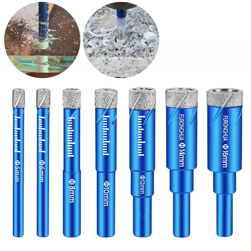 Алмазное колонковое буровое долото louCnloin 5/6/8/10/12/14/16 мм 12mm