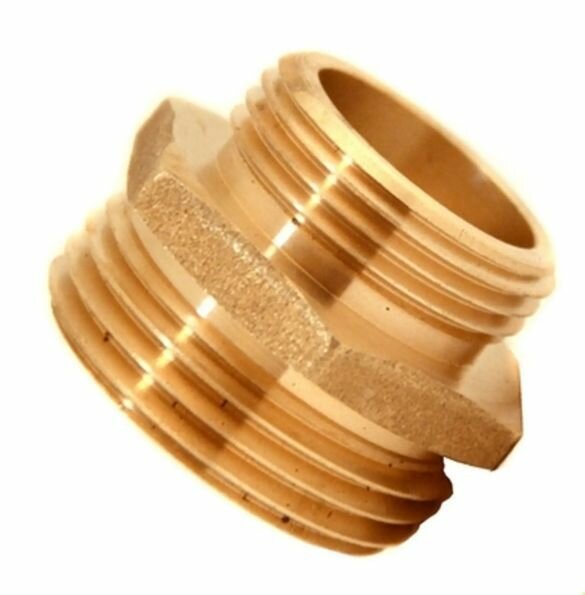 Муфта переходная 1/2 x 3/8 дюйма наружная-наружная резьба
