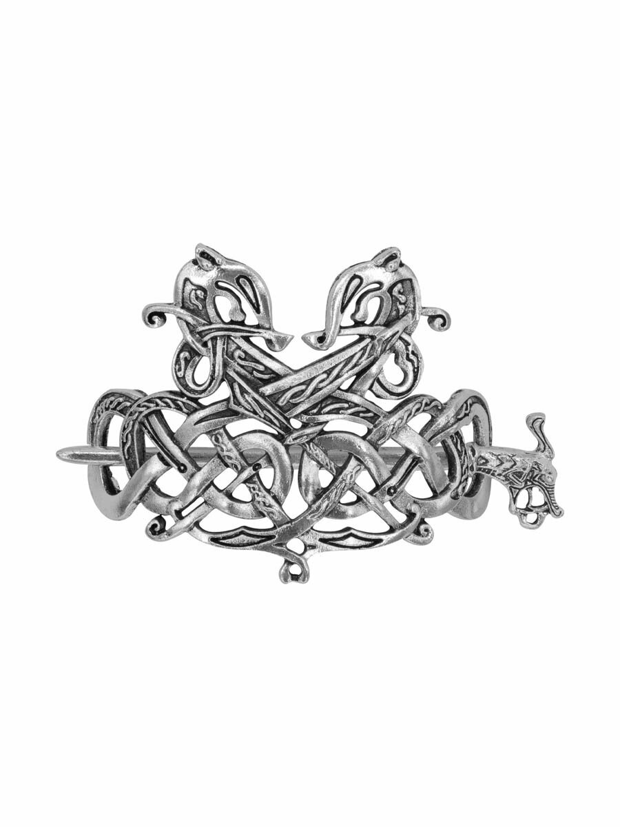 Заколка-шпилька для волос, OTOKODESIGN, бижутерный сплав, серебристый, женский, 31-70004