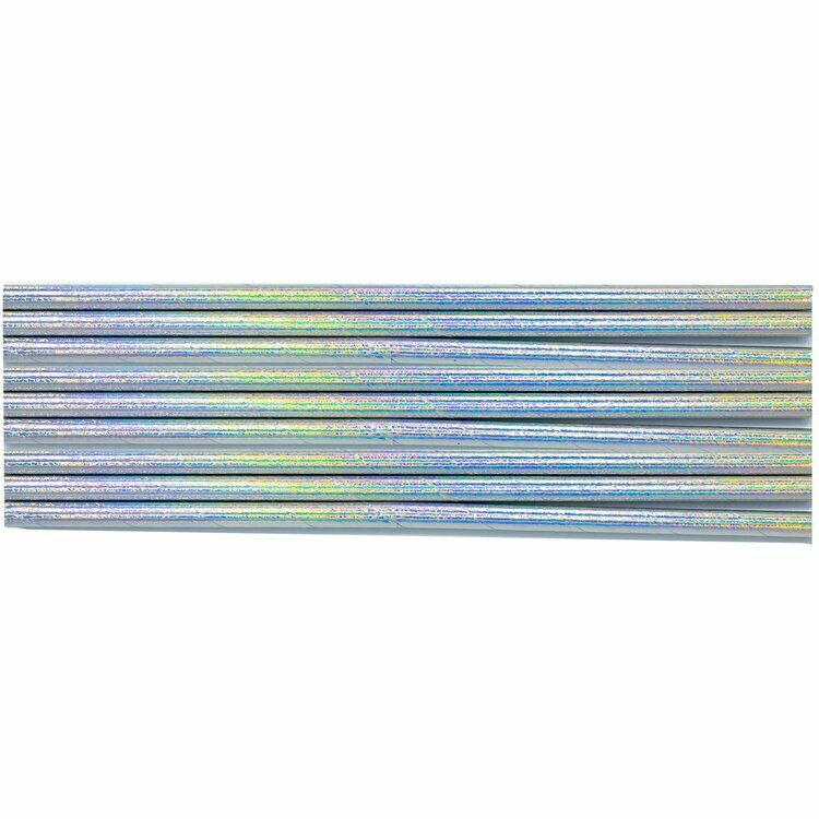 Трубочки для коктейля блестящие Перламутр, бумажные, 12 штук