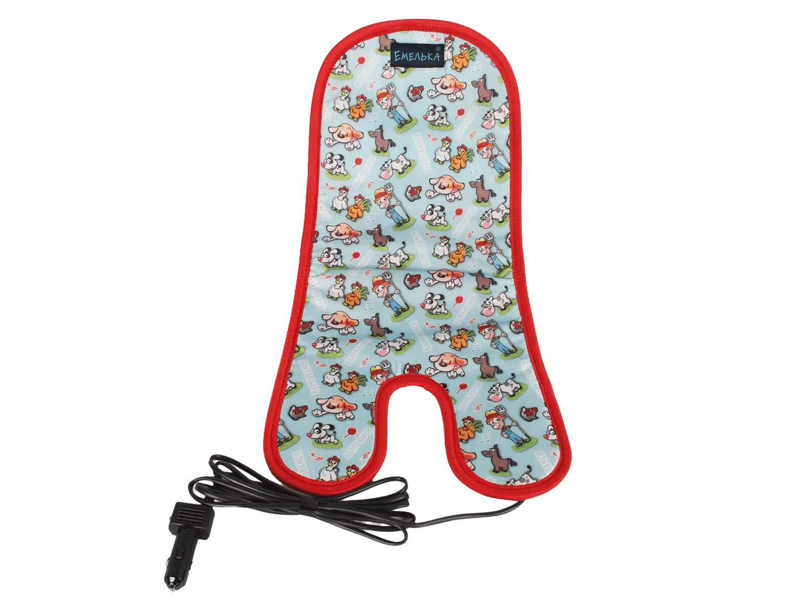 Накидка на сиденье с подогревом 12V детская c терморегулятором Емелька емеля