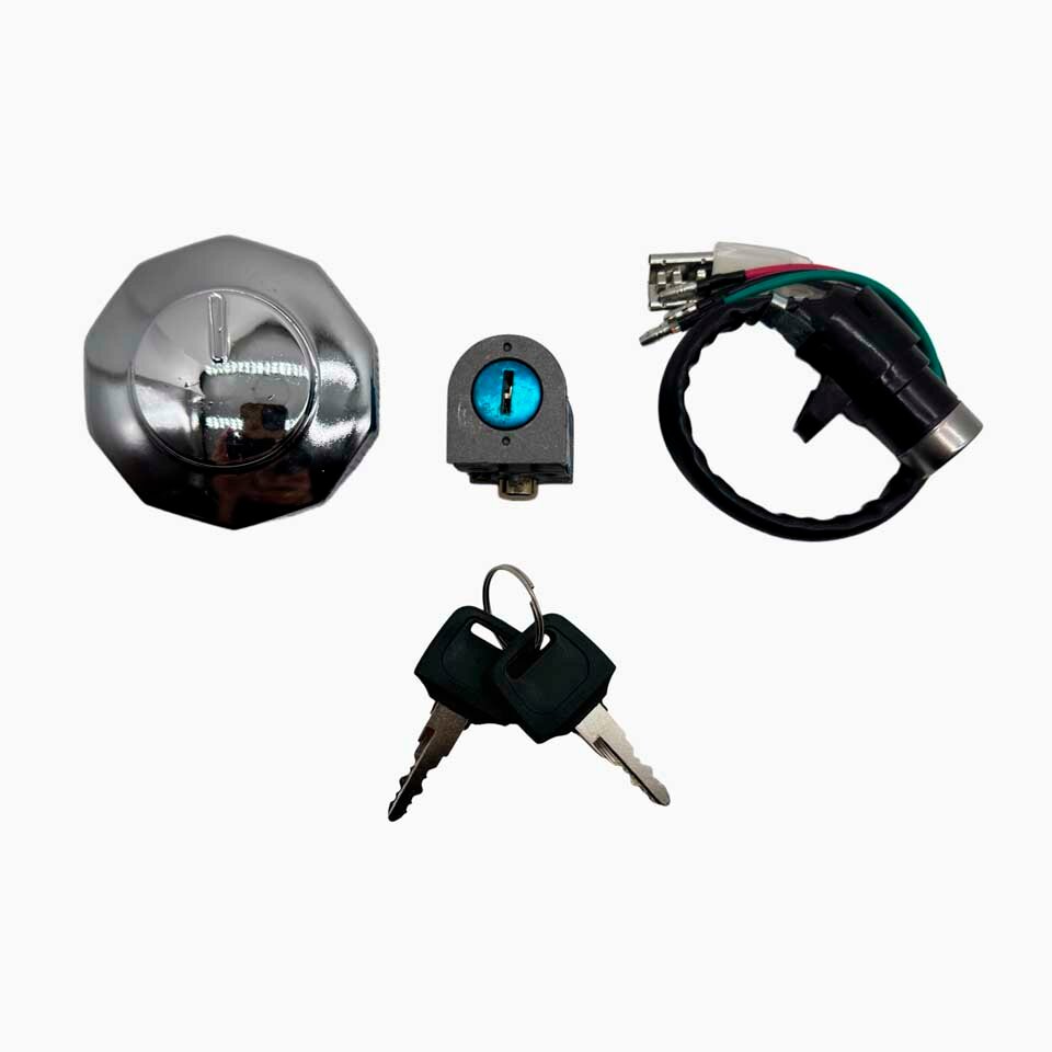 Замок на мопед противоугонный Альфа, Дельта (комплект)