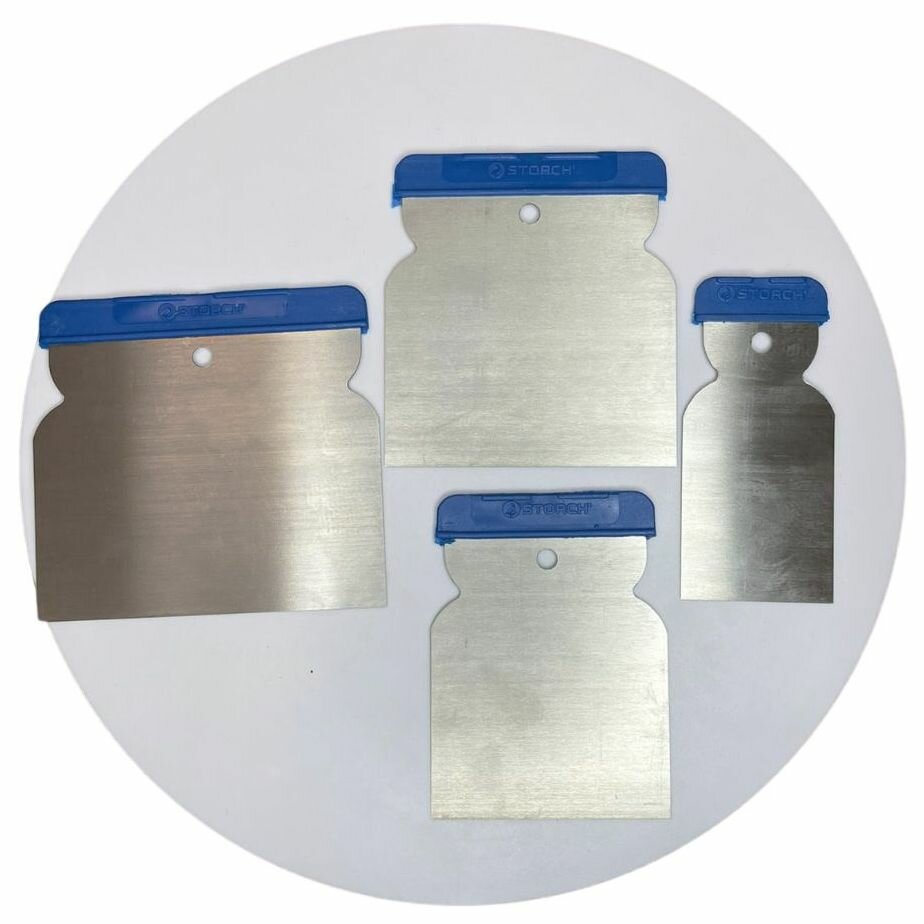 Шпатели японские Storch Standart сталь 4 шт (5, 8, 10, 12 см) арт. 323300