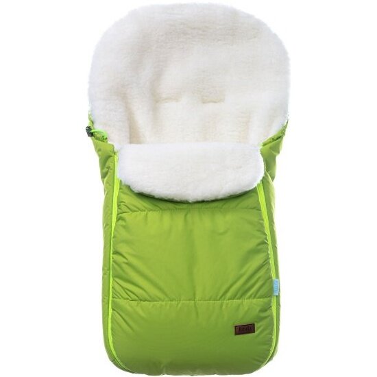 Конверт зимний меховой Nuovita Vichingo Bianco (Verde chiaro/Салатовый)