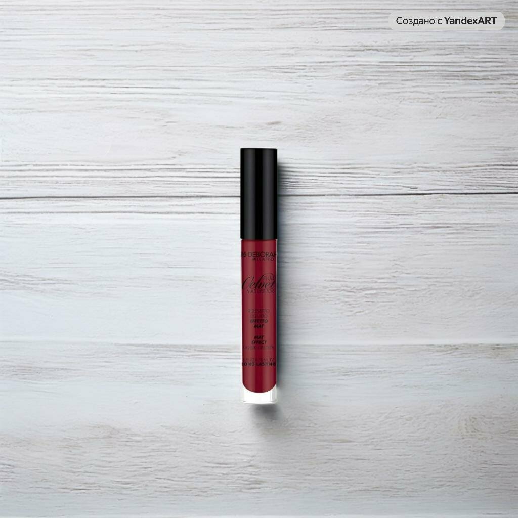 Жидкая помада для губ Deborah Milano Fluid Velvet Mat Lipstick, матовая, тон 16, кирпичный, 4.5 г