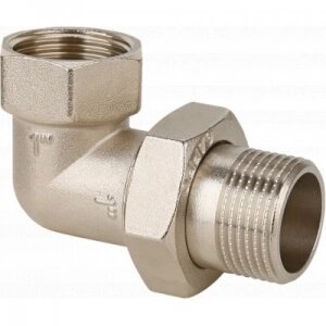 Американка угловая, ВР-НР, никелированная, 1" Gappo G2224.06 / НС-1441041