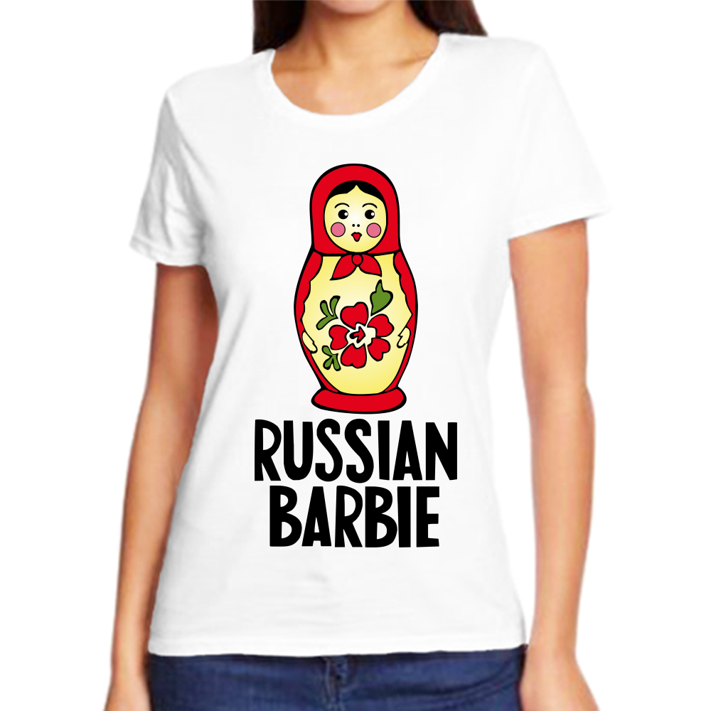 Футболка russian barbie