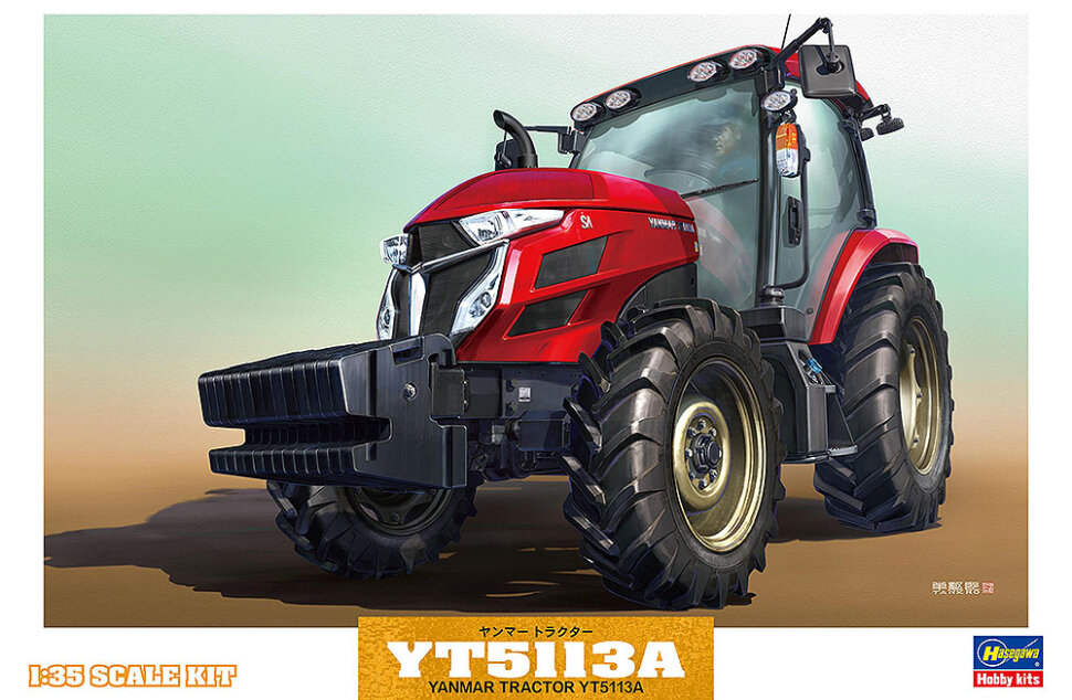 Сборная модель трактора Yanmar YT5113A (1/35) 66005 Hasegawa