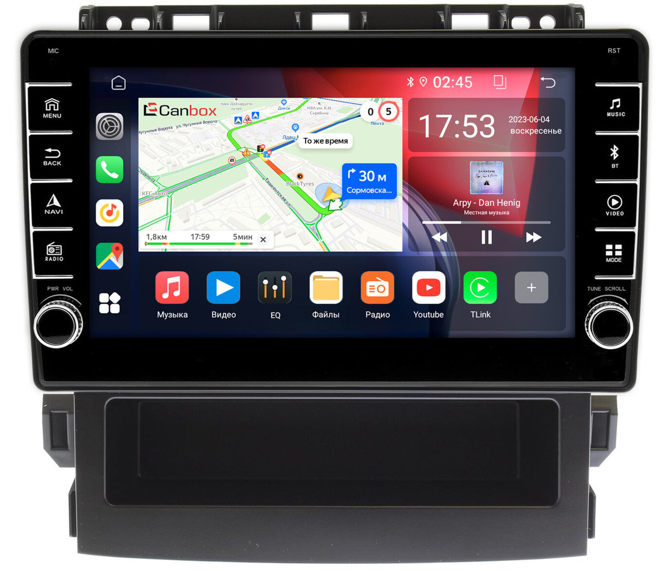 Штатная магнитола Canbox BGT9-768 для Subaru Forester 5, Impreza 5, XV 2, Crosstrek 2 2017-2024 2/32 Android 10 (IPS, DSP, CarPlay)