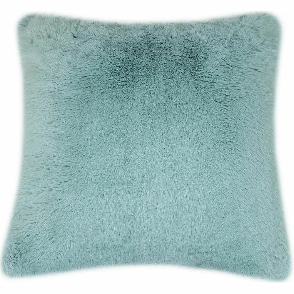 Подушка Swanny 45x45 см цвет бирюзовый Aqua 6